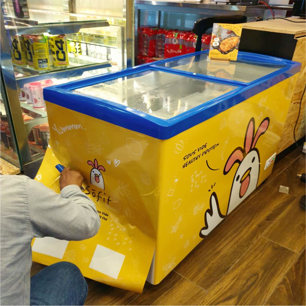 Sticker Labels Vinyl Custom & Personalized Any Shape Cut in DXB