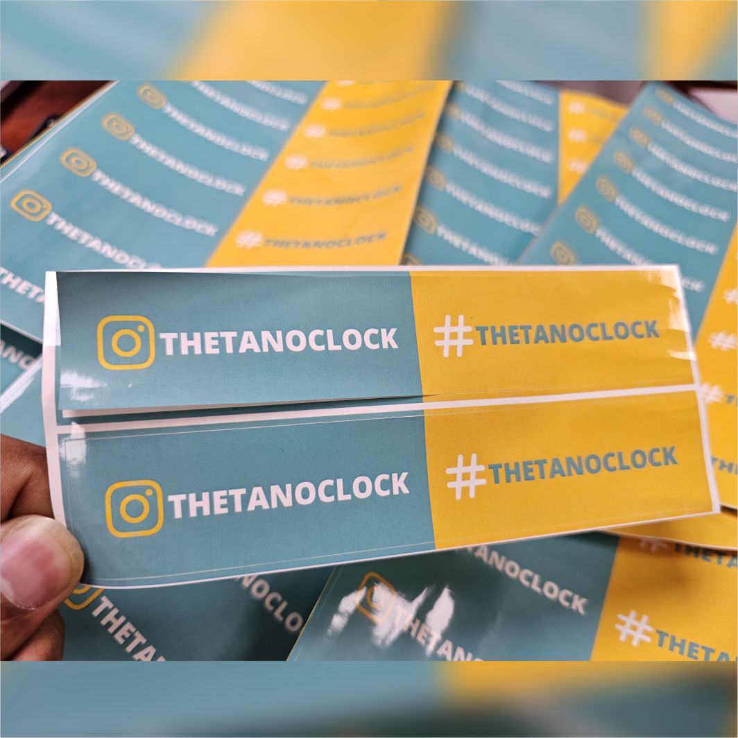 Sticker Labels Vinyl Custom & Personalized Any Shape Cut in DXB