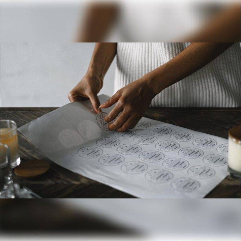 Sticker Labels Vinyl Custom & Personalized Any Shape Cut in DXB